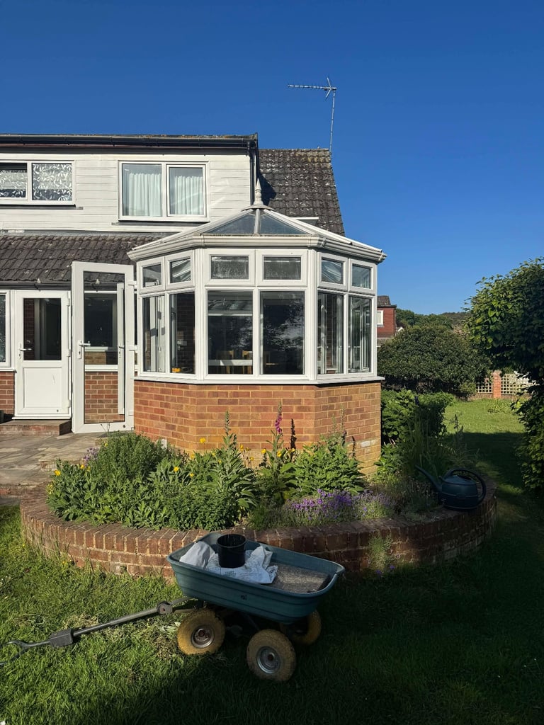 Full UVPC conservatory with dual French doors | in Fareham, Hampshire ...