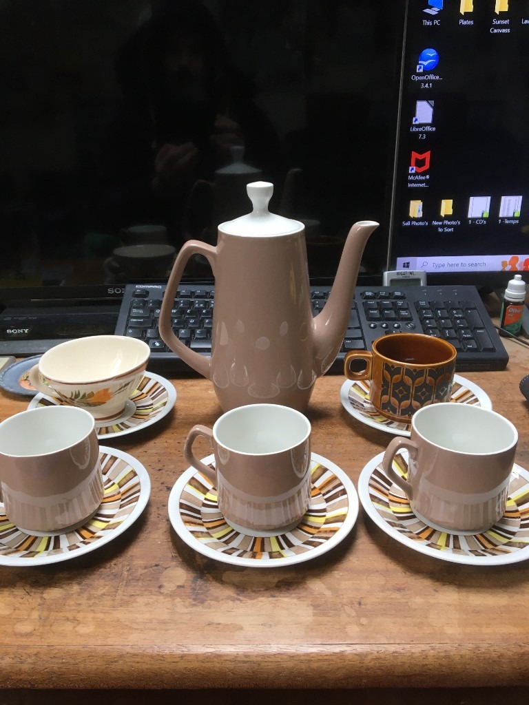 Retro 1970's Tea Set By Carefree Ironstone Alpine White By Wood & Sons ...
