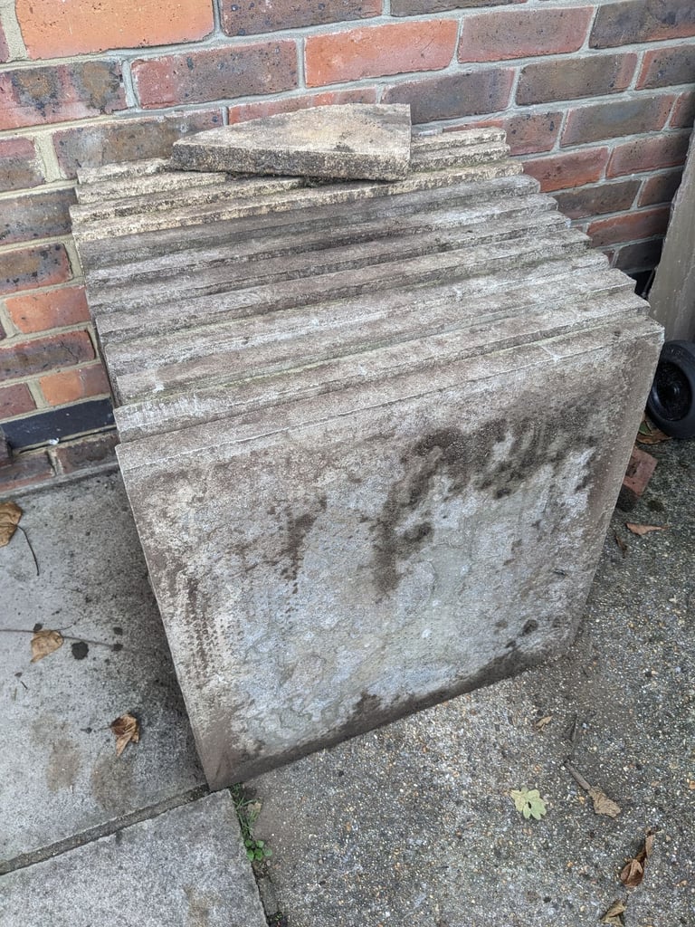 Free - 12 paving slabs (60x60cm) | in Petersfield, Hampshire | Gumtree