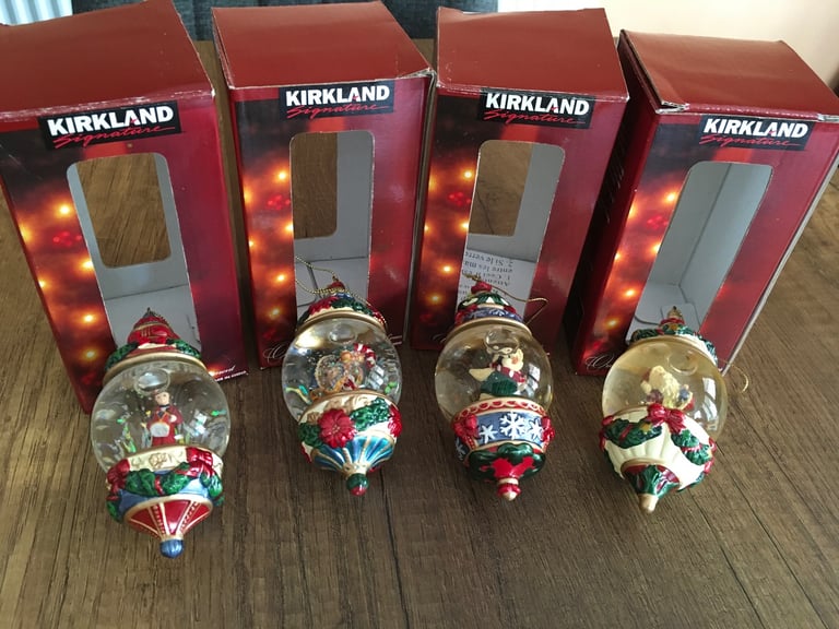 Christmas snow globe decorations. | in Allestree, Derbyshire | Gumtree