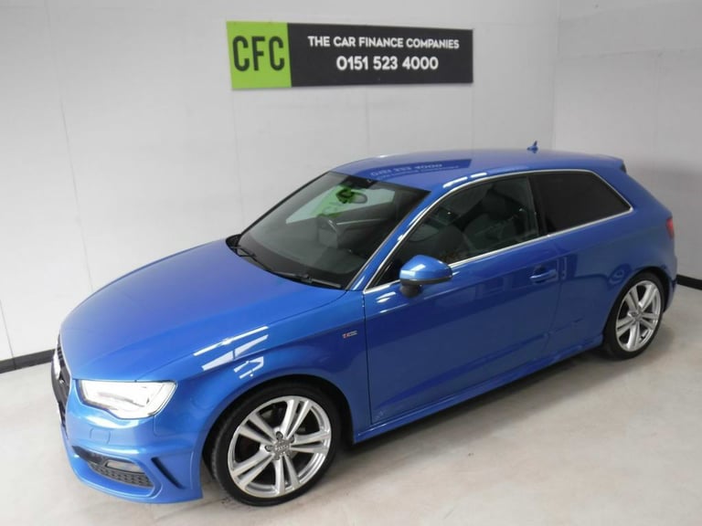 Audi A3 2.0TDI 184 S Line blue BUY FOR ONLY £49 A WEEK ON FINANCE £0 ...