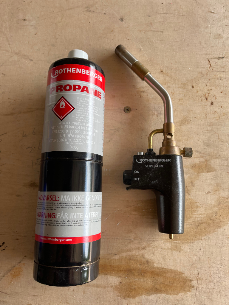 Rothenberger Surefire 2 Blowlamp complete with nearly full Propane Gas ...