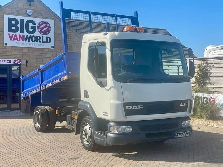 2007 DAF LF FA 45.170 4X2 DAY CAB 7.5 TONNE 12FT TIPPER | in Cricklade ...