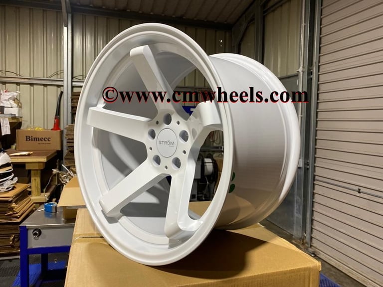 18" Inch Strom DS35 Drift Wheels 5x114.3 Nissan silvia skyline RX7 MX5 ...