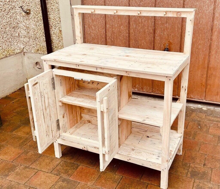 Handmade Wooden Outdoor BBQ/Worktop/Garden/Plant Table | in Lenzie ...