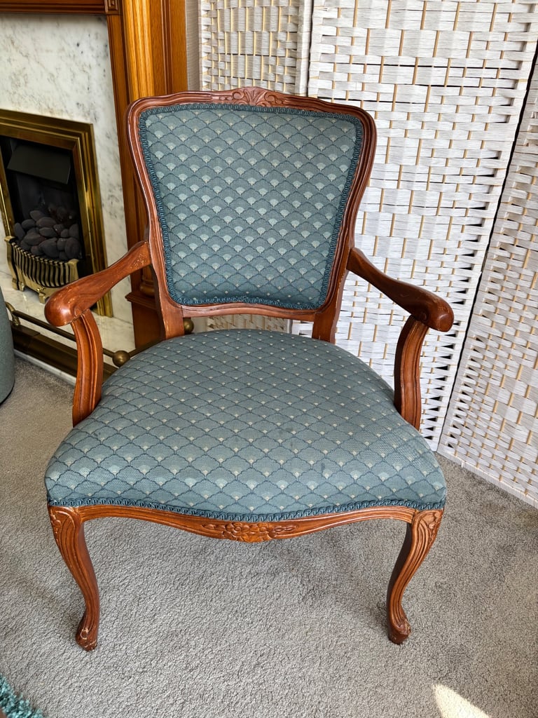 french louis Blue Vintage Chair Small PRICE DROP!! | in Helensburgh ...