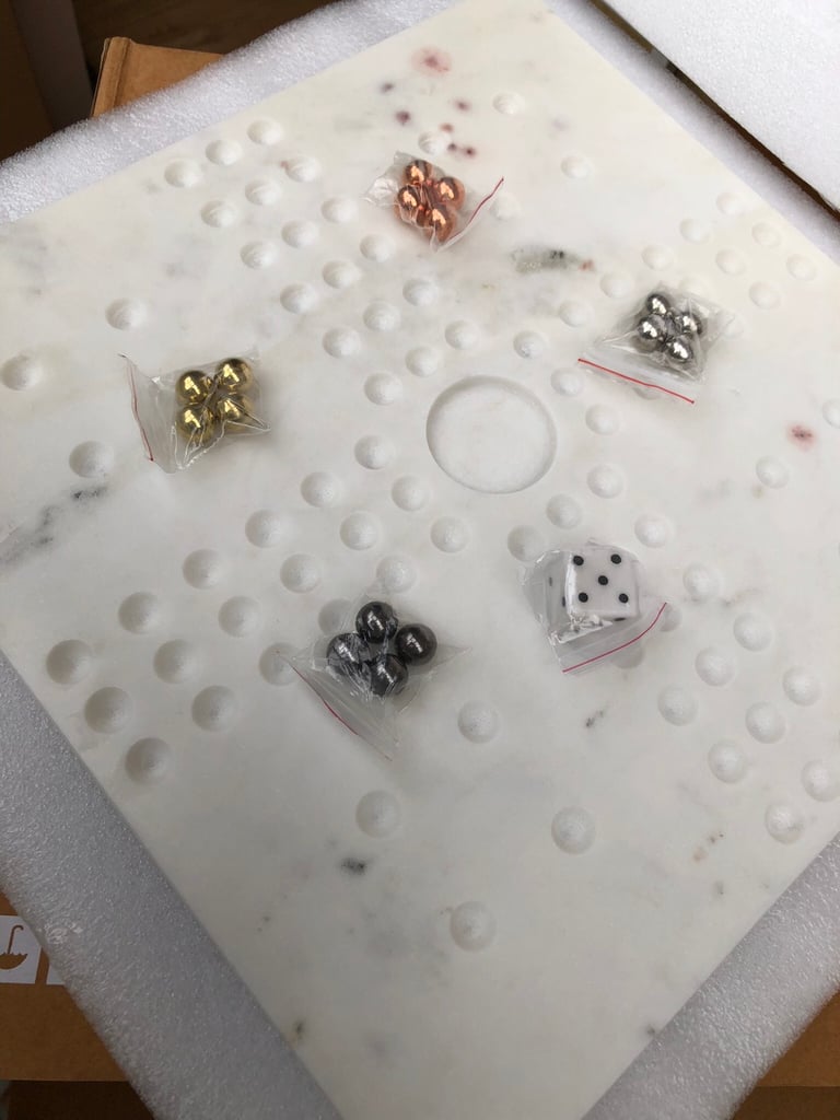 Akiko Ludo Marble & Metal board game | in Hackney, London | Gumtree