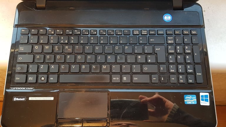 laptop fujitsu lifebook ah531 windows 10 8g memory 500g hard drive ...