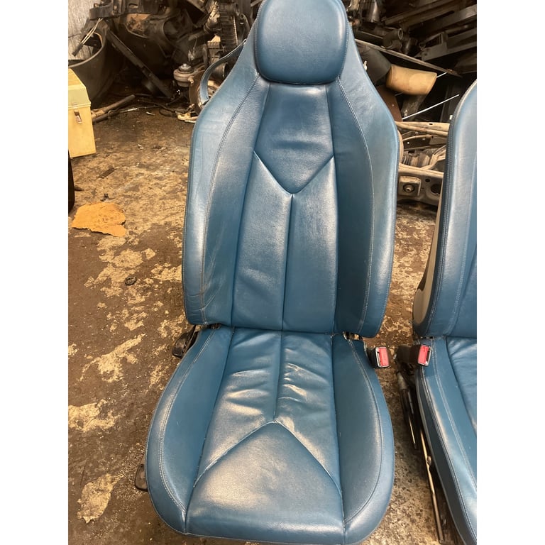 Mercedes r171 SLK dark blue leather seats ideal camper race kit car ...