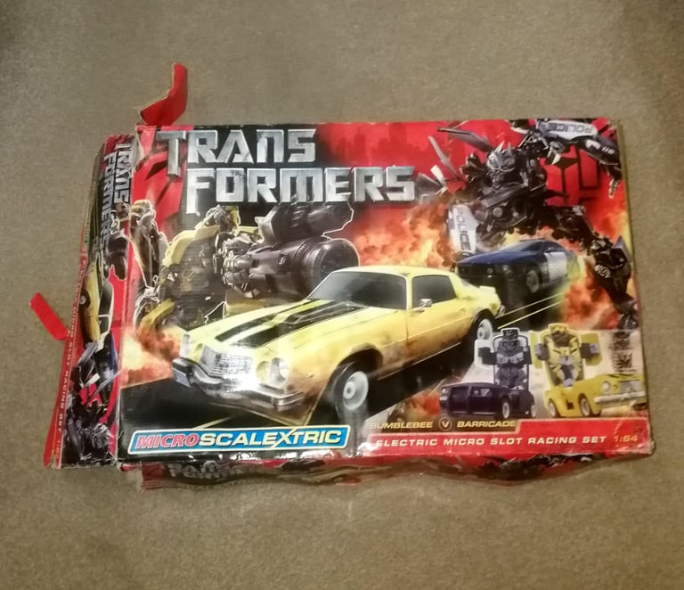 Micro Scalextric Transformers Slot Racing Set - Missing Cars | in Ash ...
