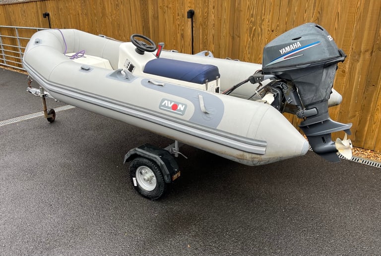 Boat/Rib Avon 3.4m with Yamaha 20hp Four-Stroke, Road Trailer | in ...