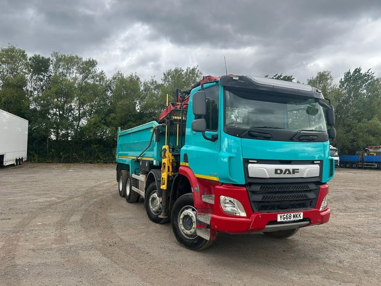 68 DAF TRUCKS CF 410 8X4 TIPPER GRAB, 160,759 KM , THOMPSON BODY | in ...