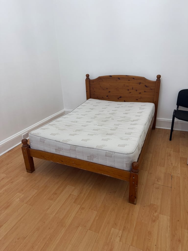 Double bed with mattress | in Edinburgh | Gumtree