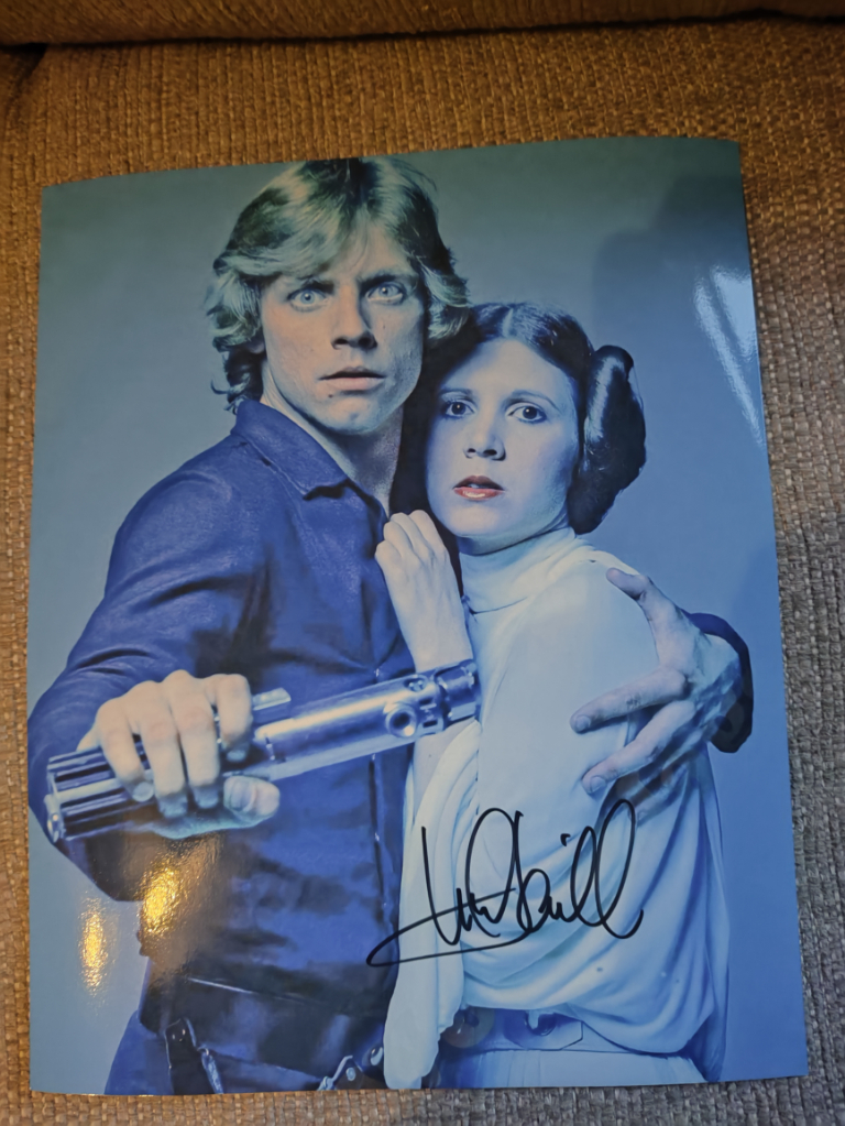 Genuine, Signed, 8x10 Inch, Photo by/of Mark Hamill (Luke Skywalker ...