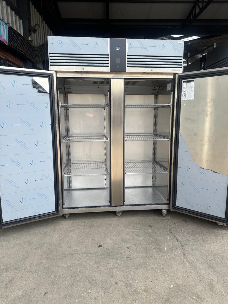 Commercial Refrigerator G2 Double Door stainless steel Foster B grade like new | in East London ...