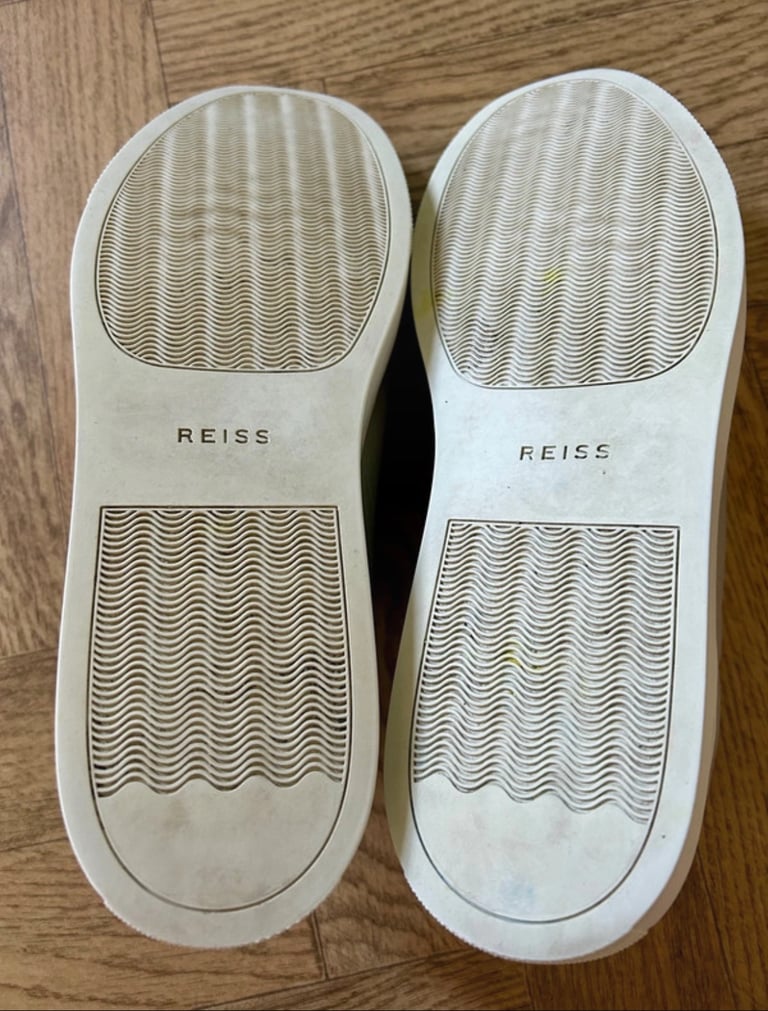 Reiss Men’s Leather Trainers - Grey - York/Scarborough/Brid | in ...