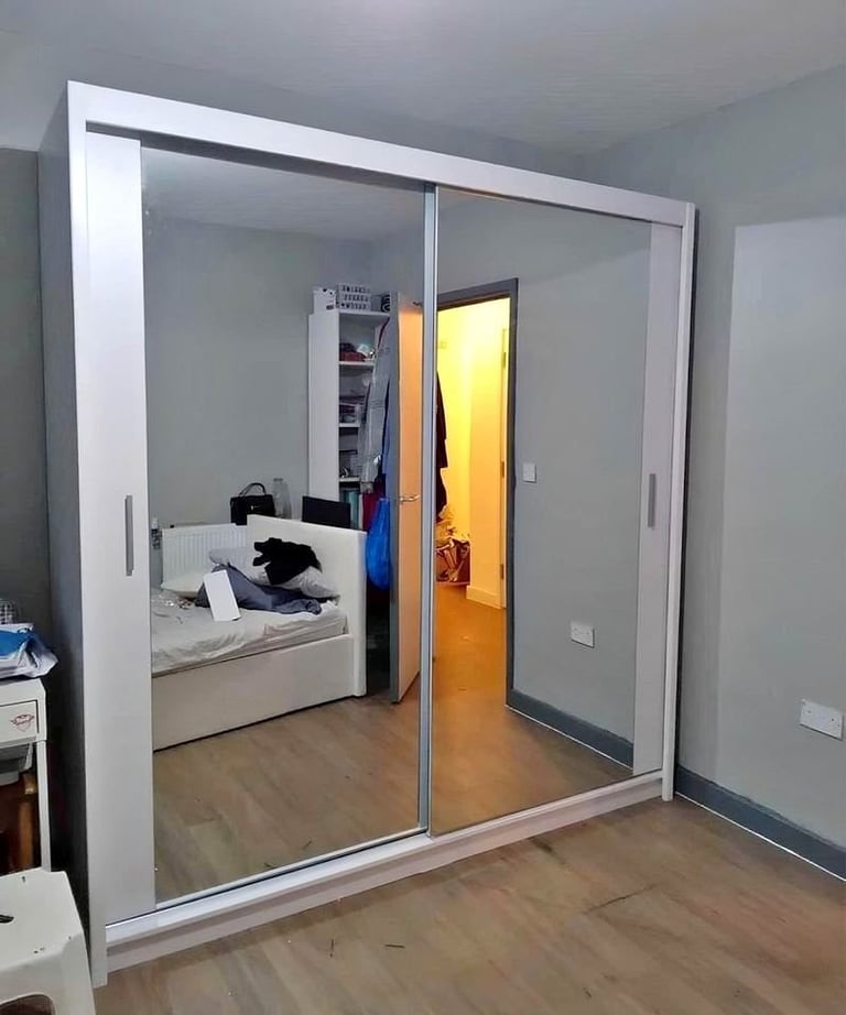 First Check Then Pay, New Chicago Wardrobe With Sliding Mirror 2/3 ...