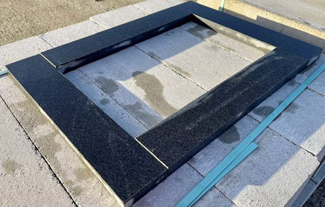 DARK GREY POLISHED GRANITE FOR KERBS / EDGING / SURROUNDS ...