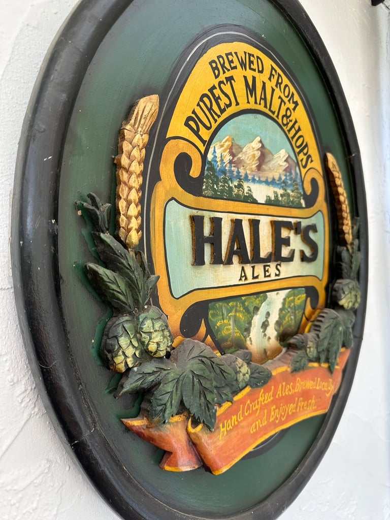 Vintage Wooden Hales Ales Sign | in Norwich, Norfolk | Gumtree