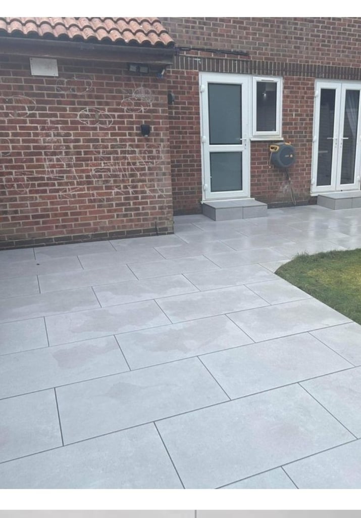 Limestone Grey Porcelain Tiles -600x900x20mm – Bargain Price: Only £10 ...