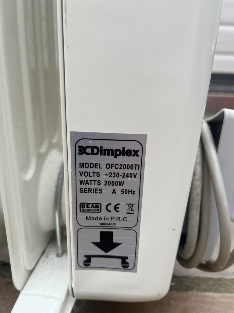 Dimplex 2Kw Oil Filled Electric Heater With Programmable Timer | in ...