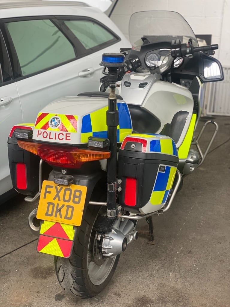 2008 BMW R1200 RT Police bike for film hire / collector ex police ex ...