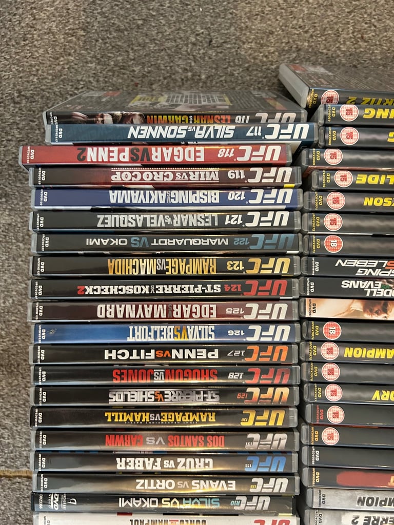 Complete set of all UFC DVDs from ufc 1 to ufc 141 | in Colchester ...