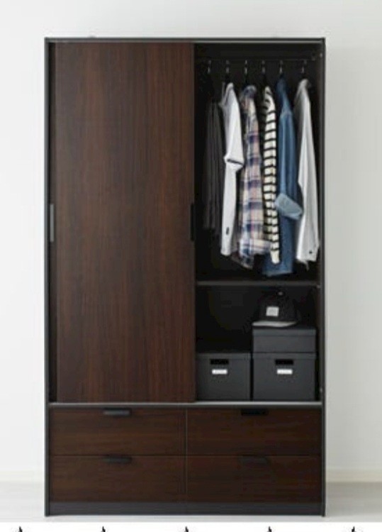 Trisyl wardrobe dark brown | in Glasgow City Centre, Glasgow | Gumtree