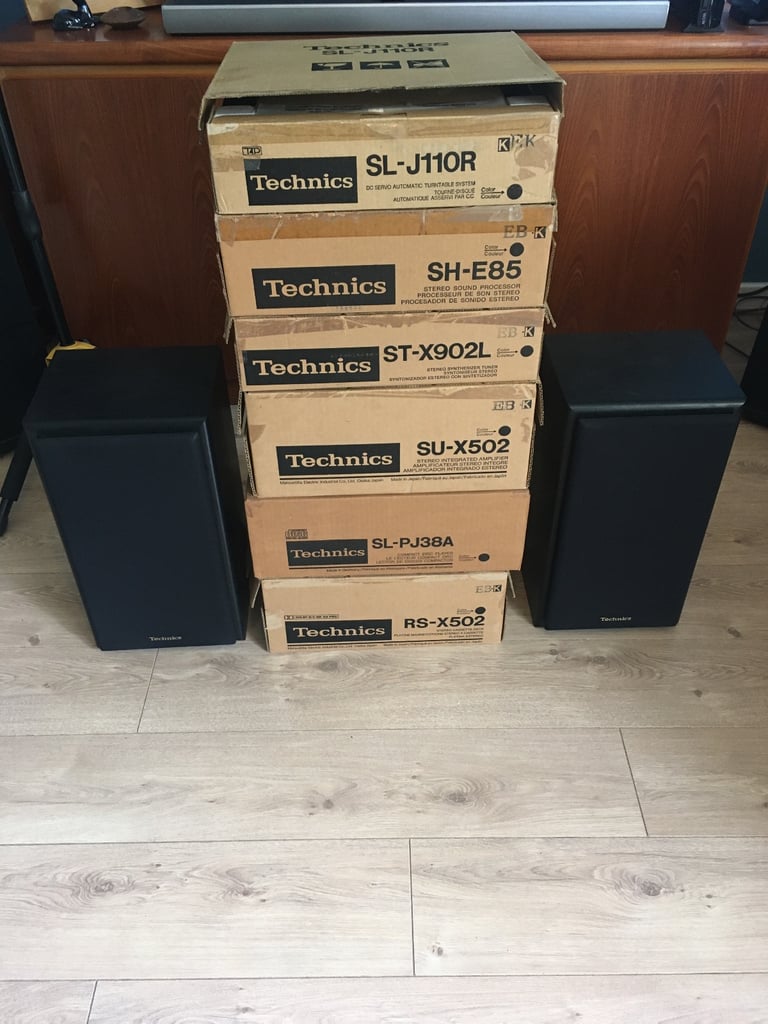 Technics SU-X502 Stereo Stack System HiFi Separates Speakers + Remote ...