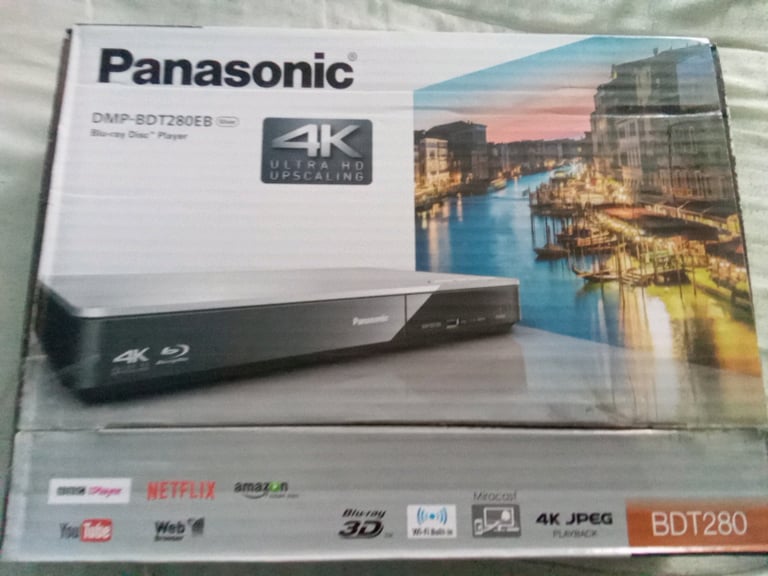 Panasonic DMP-BDT280EB Smart Blu Ray Player | in Ilkley, West Yorkshire ... Panasonic DMP-BDT280EB Smart Blu Ray Player | in Ilkley, West Yorkshire ...