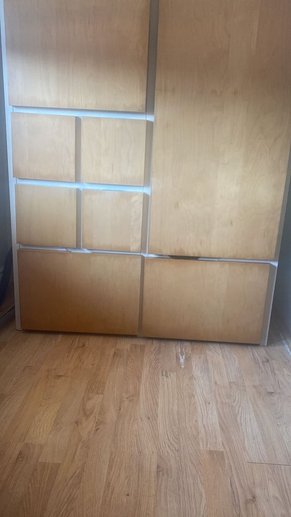 Ikea Rakke Wide Double Combination Wardrobe *DISCONTINUED* VGC | in ...