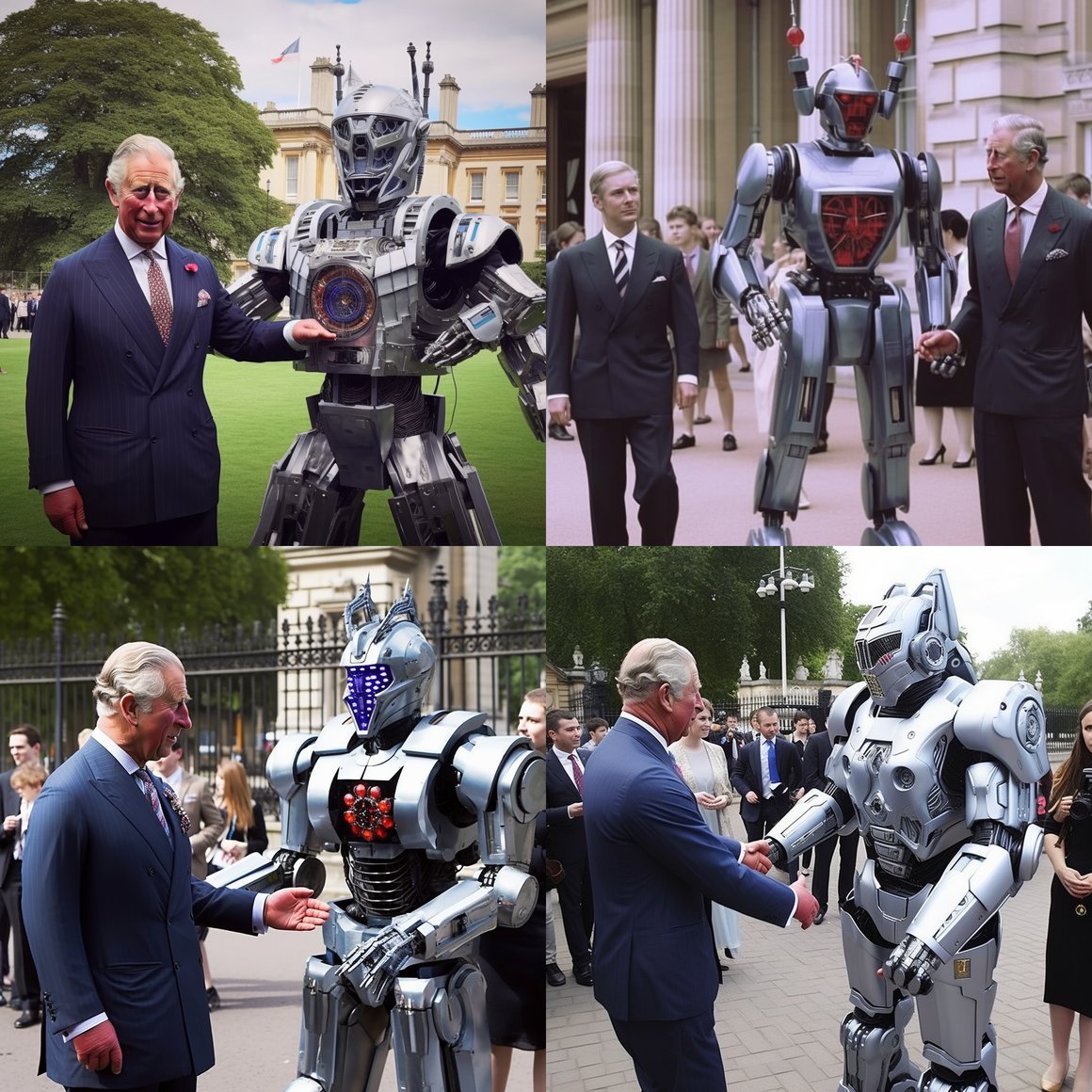 Royal Rescue: Transformer Prince Charles vs. Alien Invasion Prompt ...