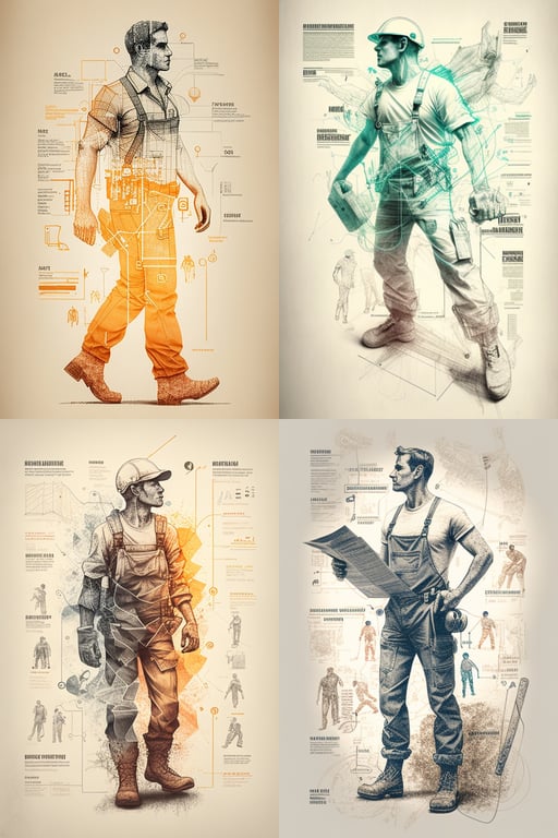 Infographic Profile of a Dedicated Worker Prompt | NeoPrompt
