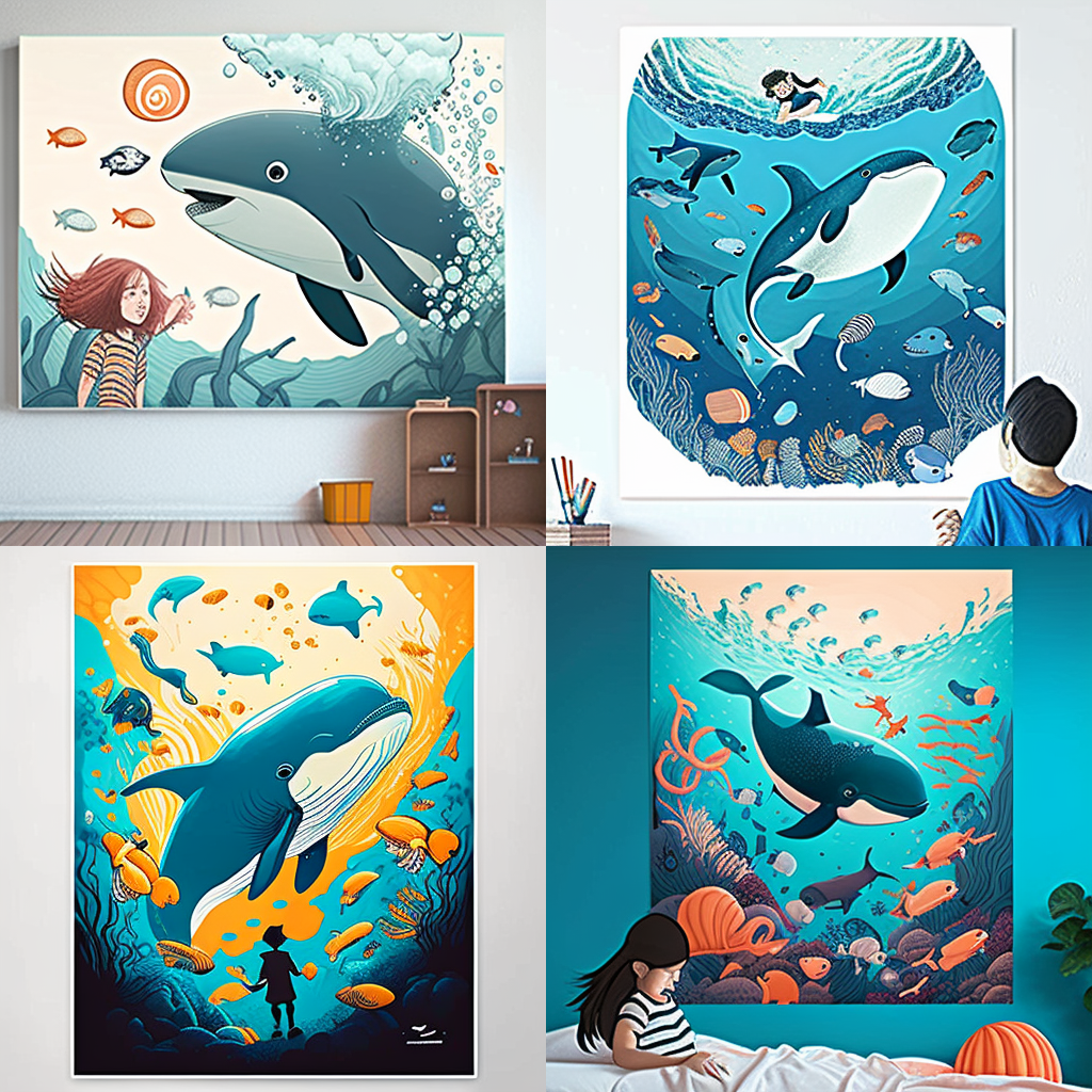 A Mid-Journey Playtime with Magical Sea Creatures Prompt | NeoPrompt