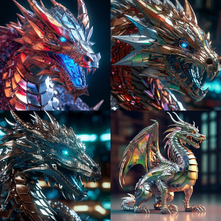 The Chrome Dragon - A Photorealistic Cinematic Masterpiece in Unreal ...