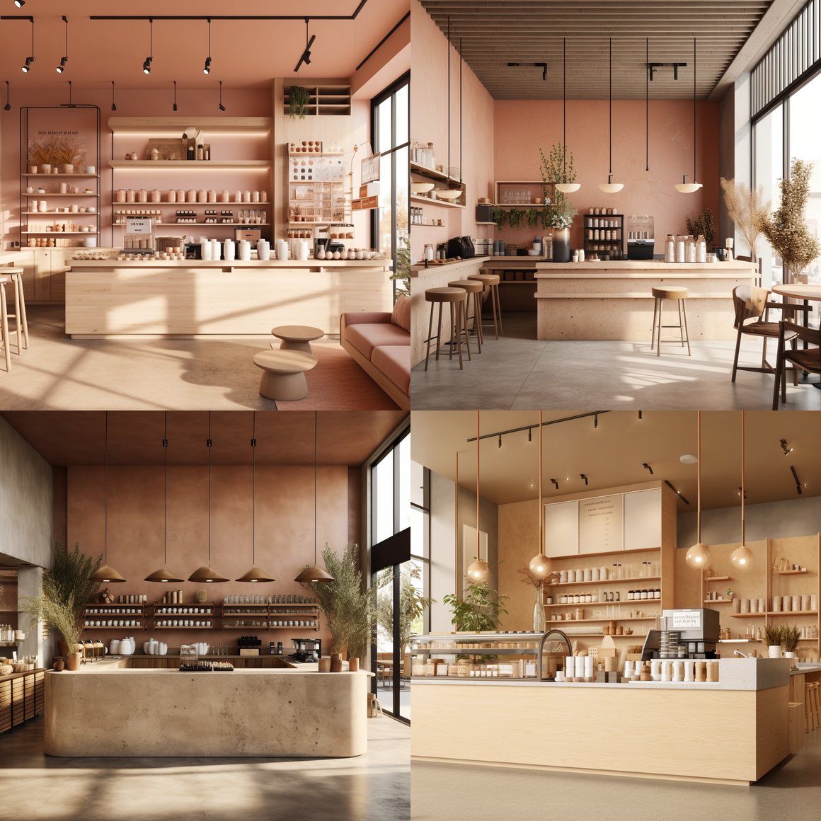 Earth Tones Shopify Coffee Shop Design Request Prompt | NeoPrompt