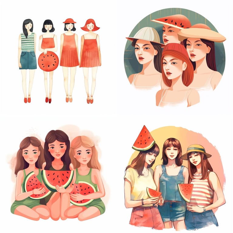 The Four Temperaments Journey: A Vector Illustrated Tale Prompt | NeoPrompt