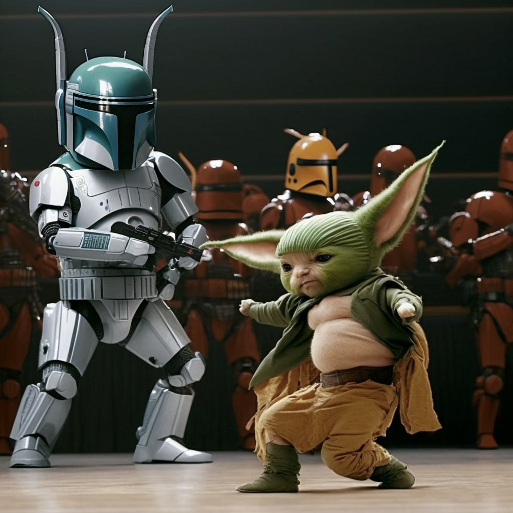 The Ultimate Dance-off Between Boba Fett & Justin Bieber Animated by ...