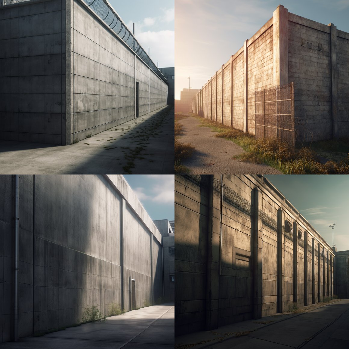 Hyper-realistic Prison Wall Mid-Journey Visualization Prompt | NeoPrompt