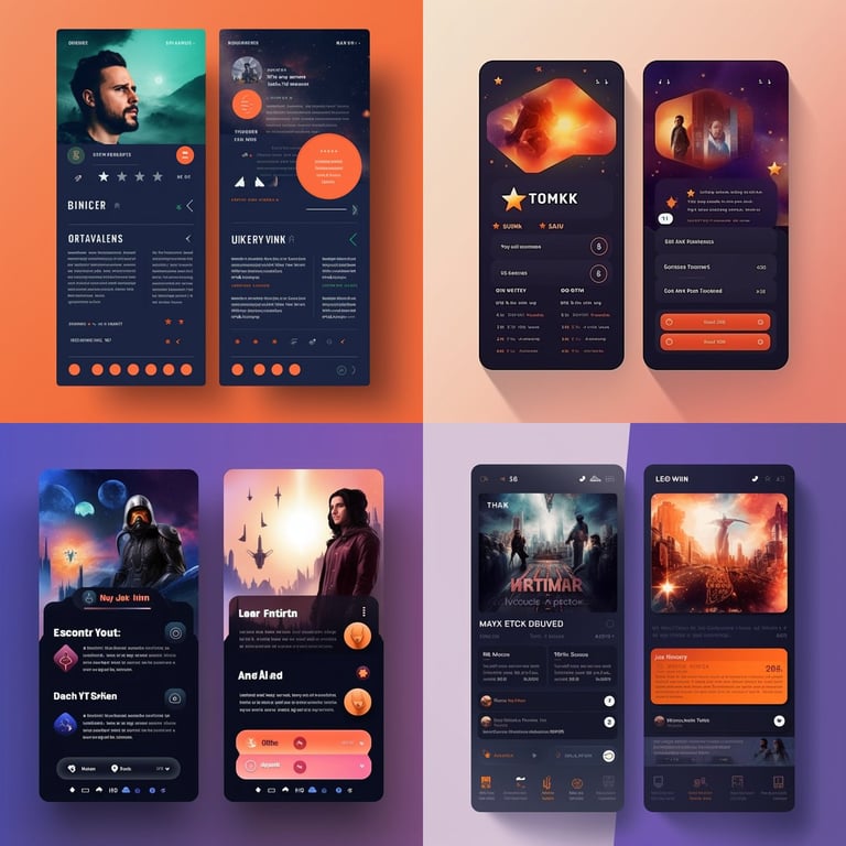 Cinematic Interlude: Movie Review Card UI/UX Design Prompt | NeoPrompt