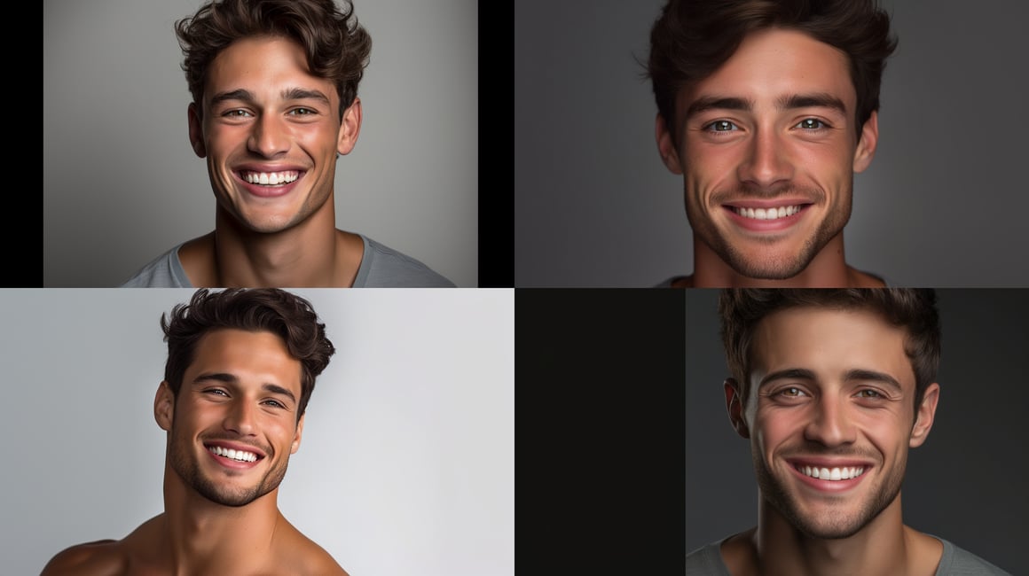 Ultra HD Natural Light Portrait of Attractive Male Model with Hazel ...