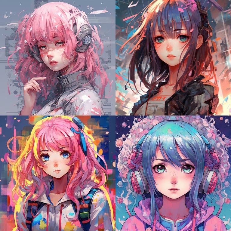 Breakcore Anime Girl's Healing Journey Prompt | NeoPrompt