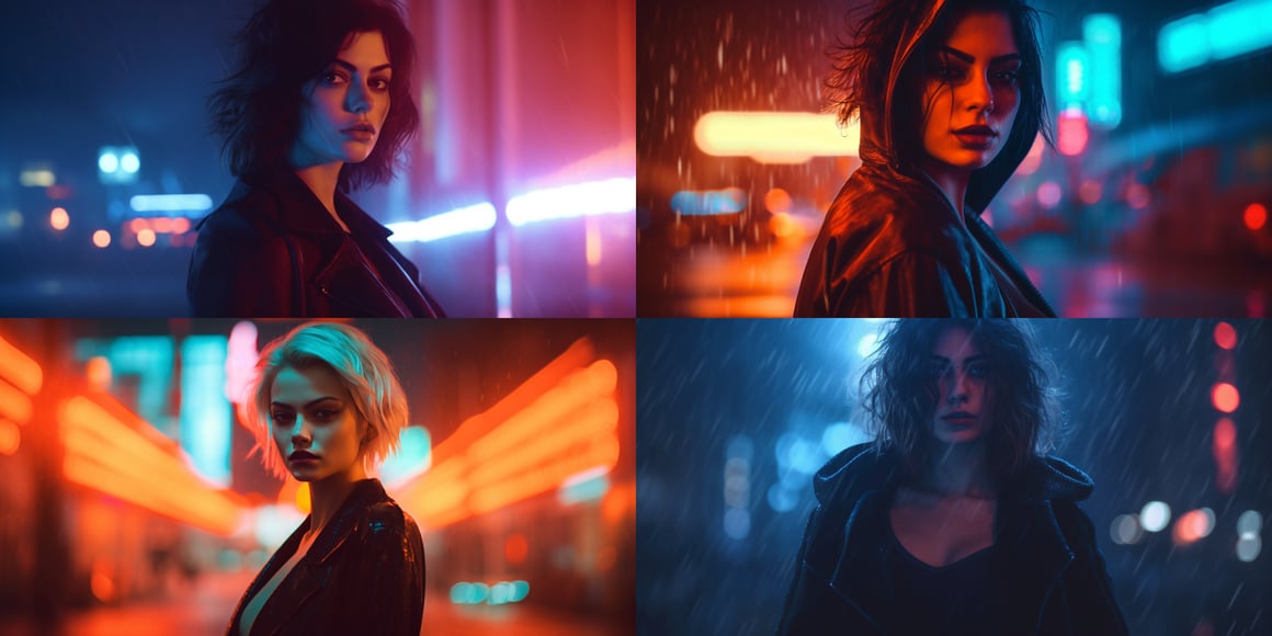 Neon Cybercrime: A Dark Dystopian Journey in Film Noir Prompt | NeoPrompt