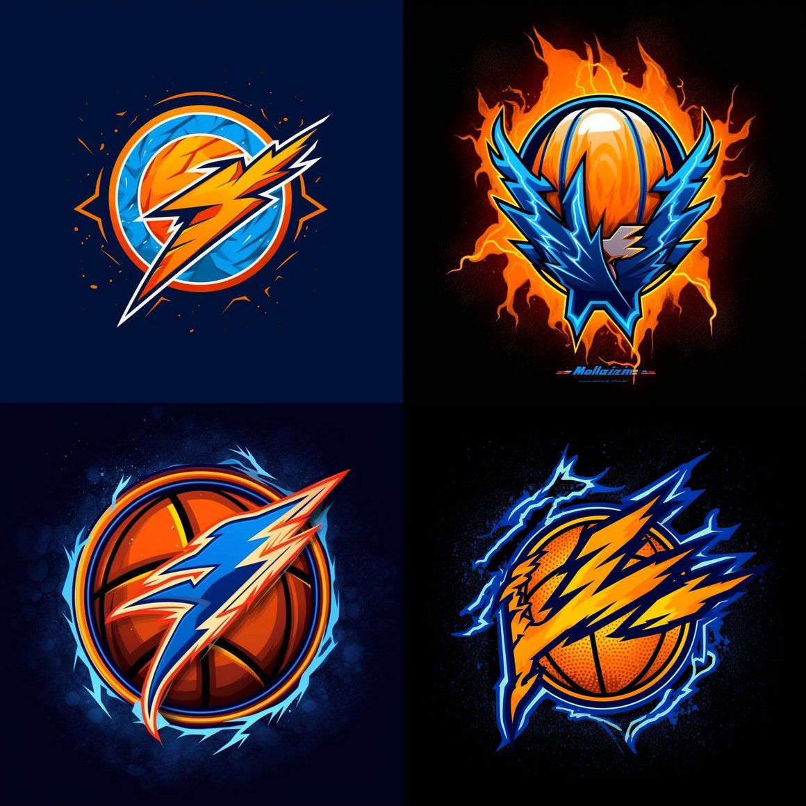 Designing V5 Basketball Team Logo with Thunder Symbol and CDP Insignia ...
