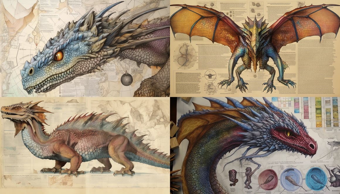 Dragon Anatomy: A Hyper-Realistic Artistic Journey Prompt | NeoPrompt