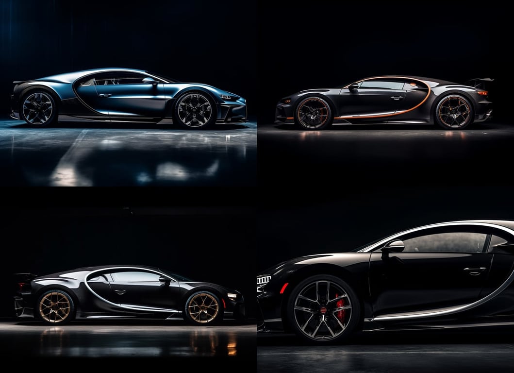 Super-detailed Side View of Bugatti Chiron Pur Sport through Sony α7 ...