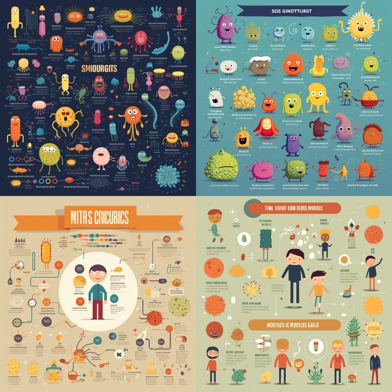 Microbes Made Easy: An Kid-Friendly Infographic Journey Prompt | NeoPrompt