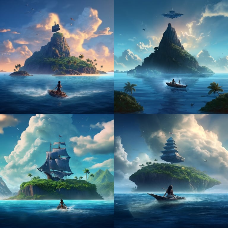 Fantasy Crossover: Moana's Galactic Escape Prompt | NeoPrompt