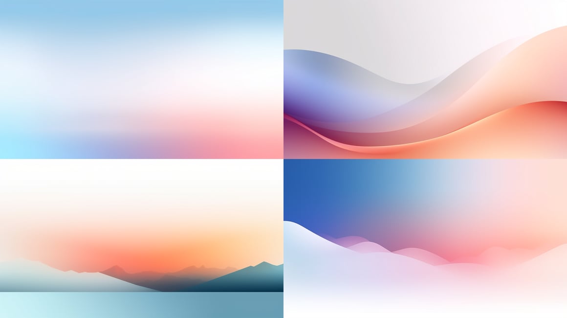 Tech Company's Mid-Journey Gradient Minimalist 8K PowerPoint Background ...
