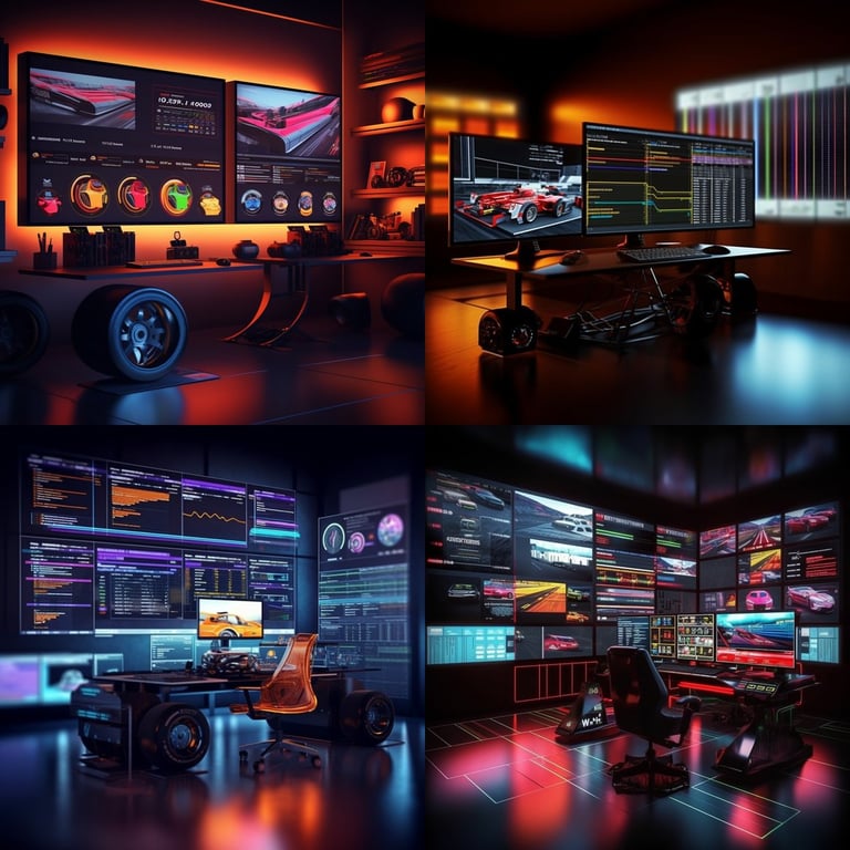 A Mid-Journey Glimpse into a Formula 1 Control Room Prompt | NeoPrompt